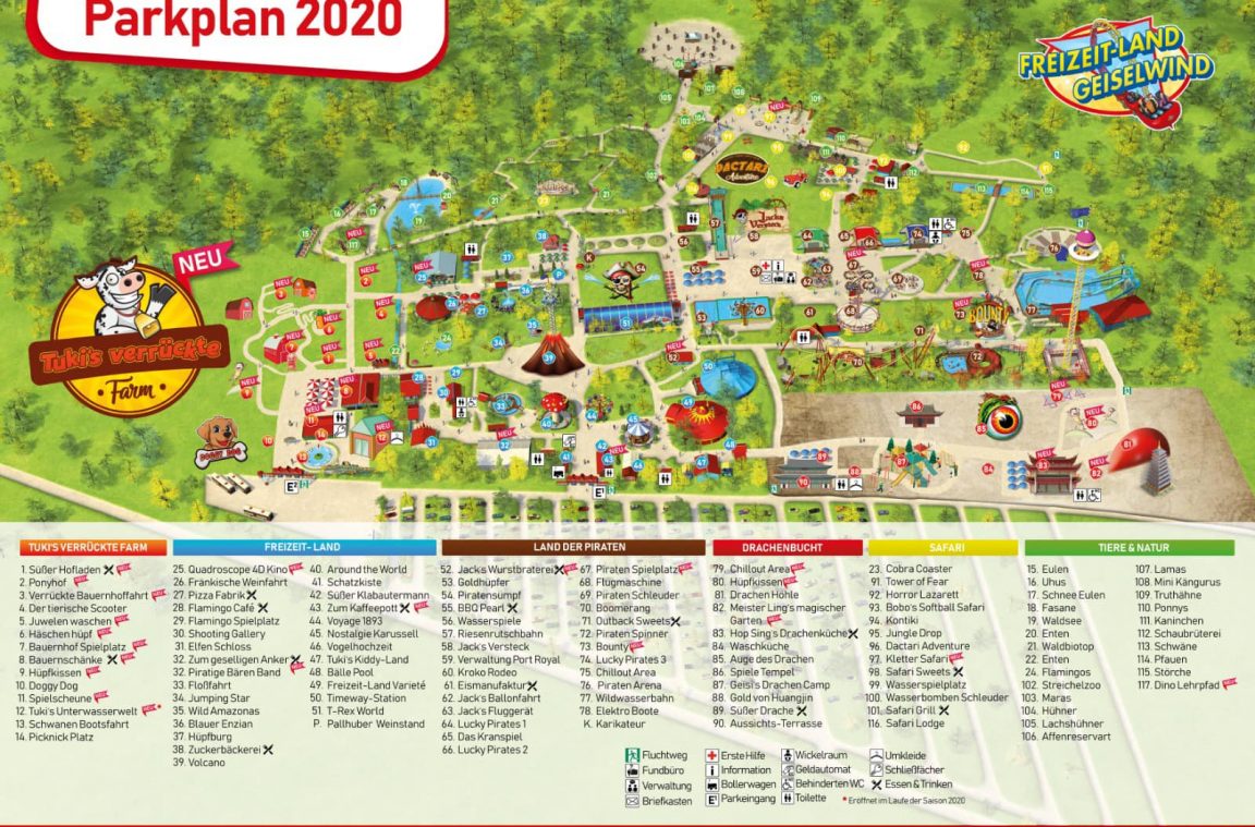 Freizeitland Geiselwind Neuheiten 2020 - Rideout.de
